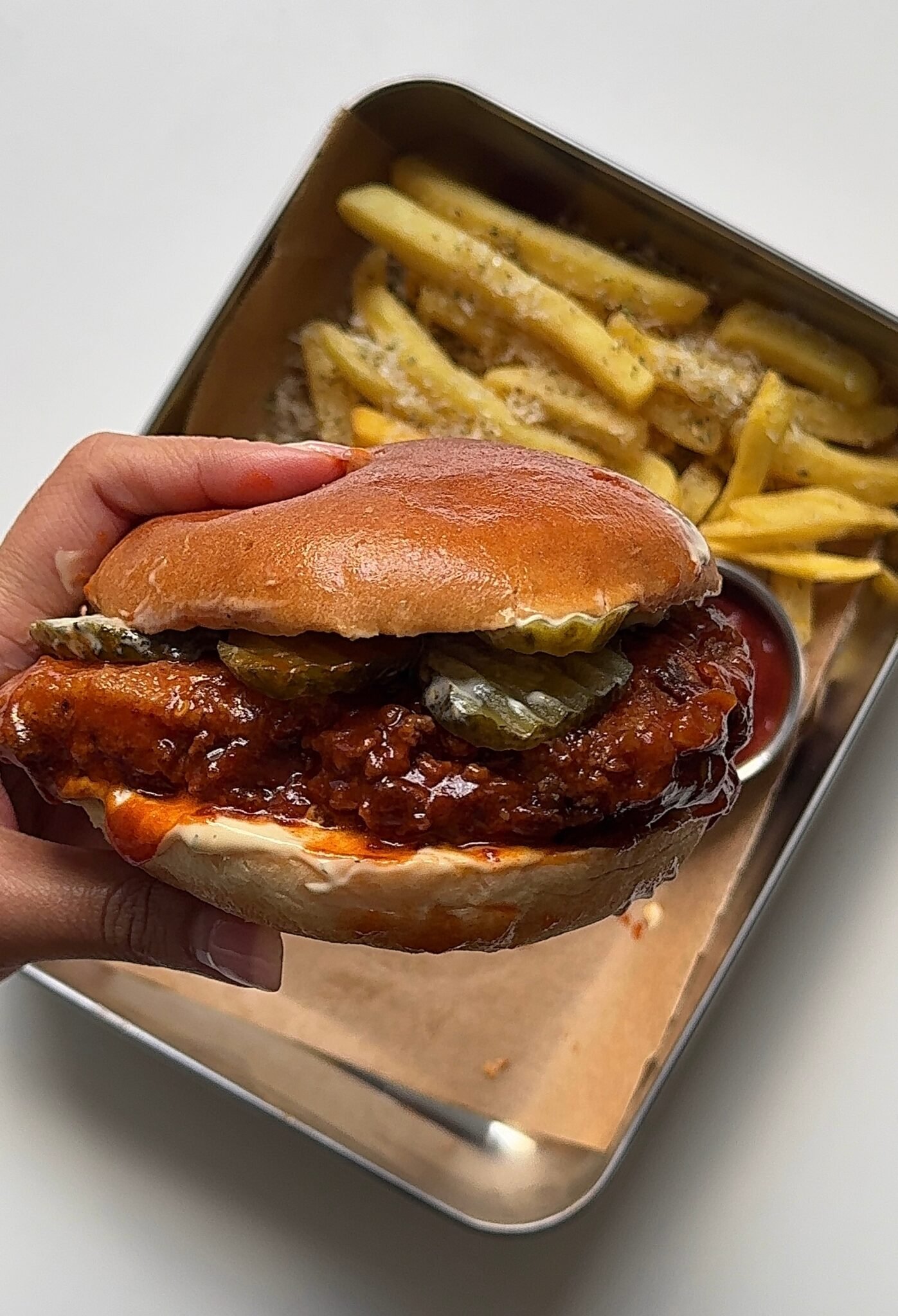 Crispy Honey Butter Chicken Sandwich - Ashu Loves To Cook