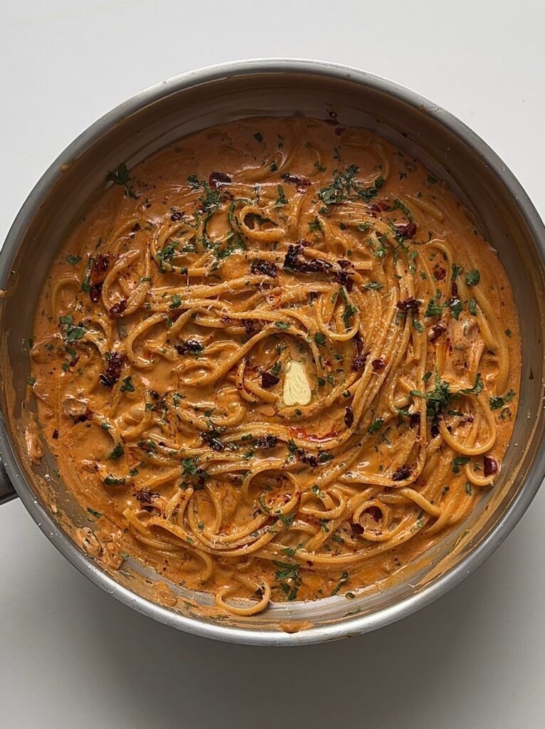 Garlic Chilli Oil Spaghetti - Ashu Loves To Cook