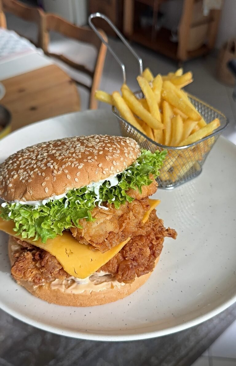 Chicken Zinger Burger (KFC Copycat Mighty Zinger) - Ashu Loves To Cook